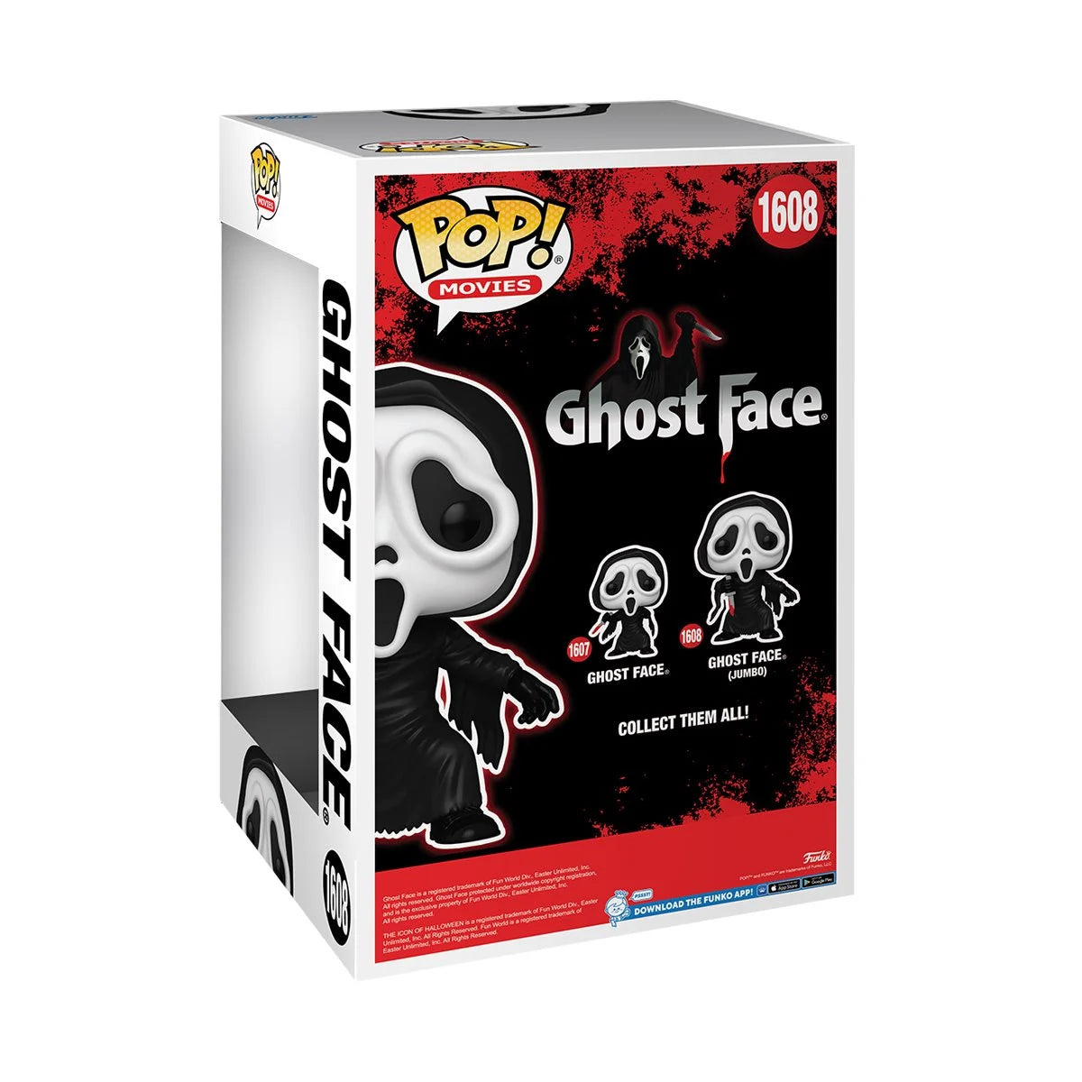 Funko Pop! Movies: Scream - Ghost Face with Knife Jumbo #1608 – AAA ...